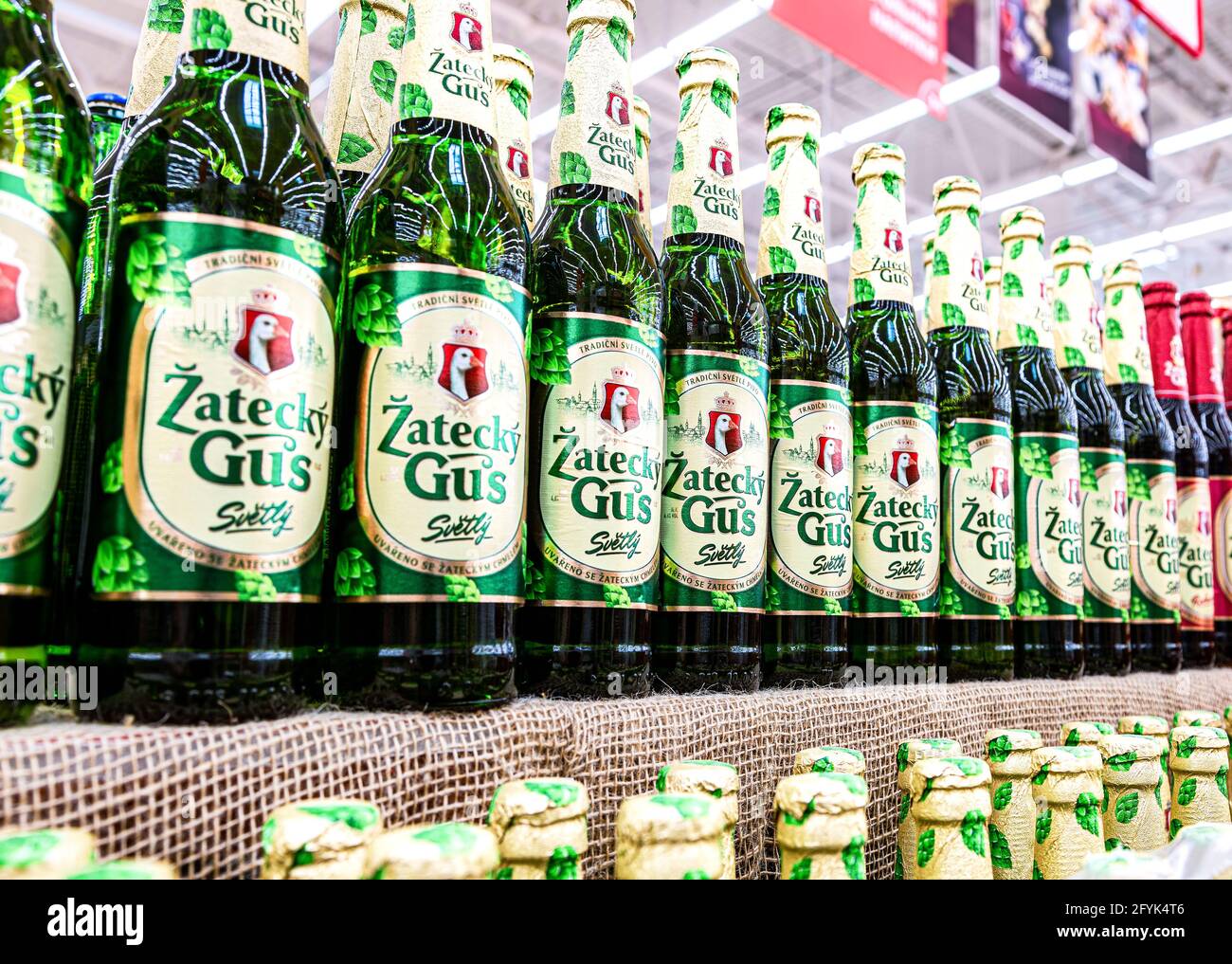 Zatecky gus bier -Fotos und -Bildmaterial in hoher Auflösung – Alamy