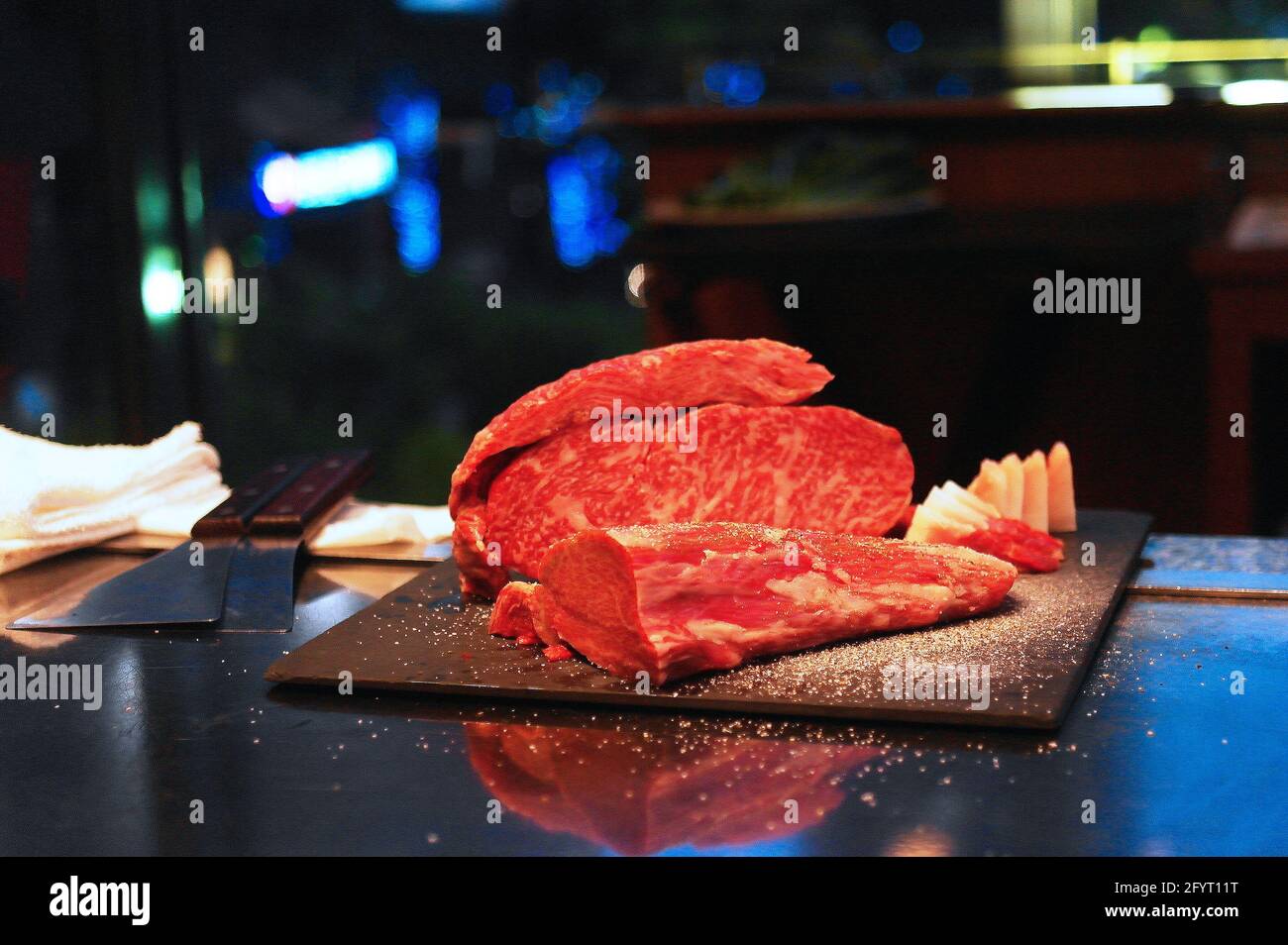Kobe rindfleisch wagyu steak japan fleisch -Fotos und -Bildmaterial in ...