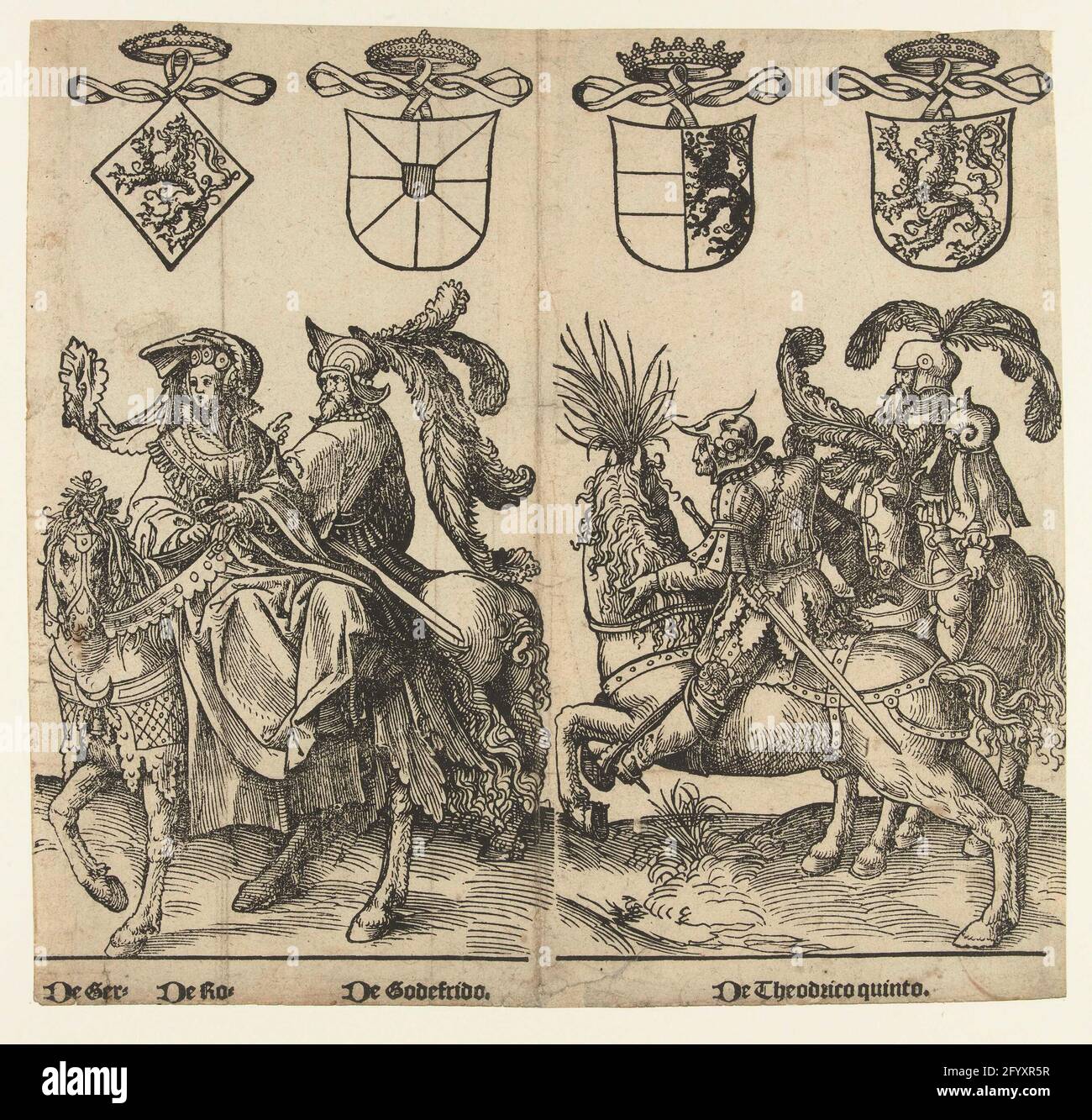 Gertruida van Saksen, Robrecht i de Fries, Godfried mit der Beule und ...