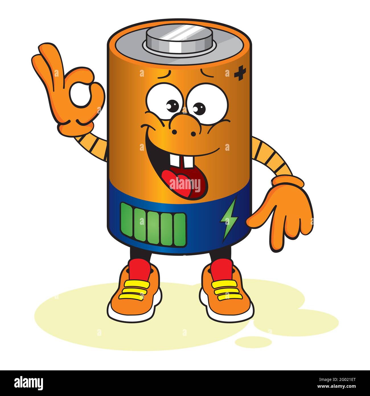 Cartoon batterie -Fotos und -Bildmaterial in hoher Auflösung – Alamy