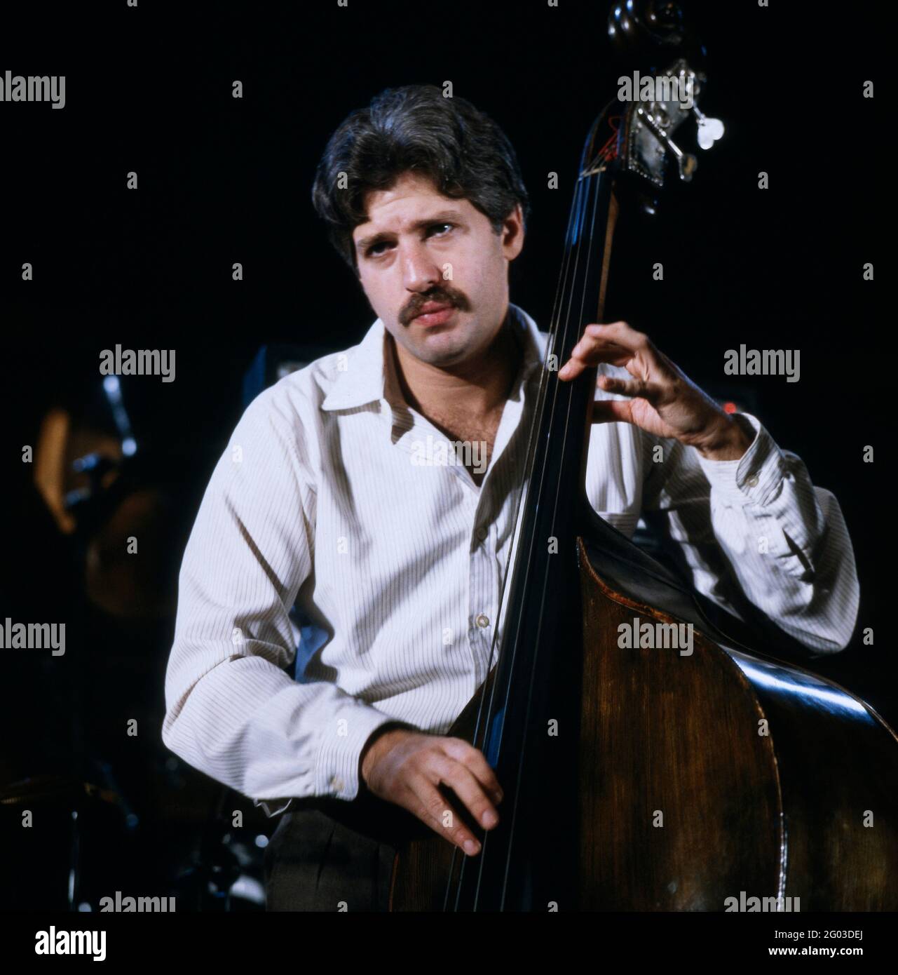 Harvie Swartz, amerikanischer Jazz-Bassist, spielt mit dem Steve Kuhn ...