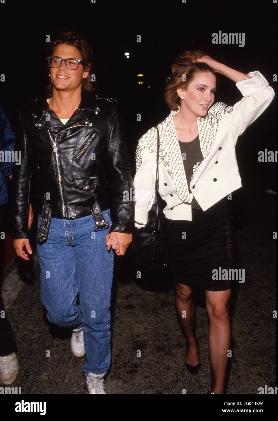 Rob Lowe und Melissa Gilbert um die 1980er Jahre Credit: Ralph ...