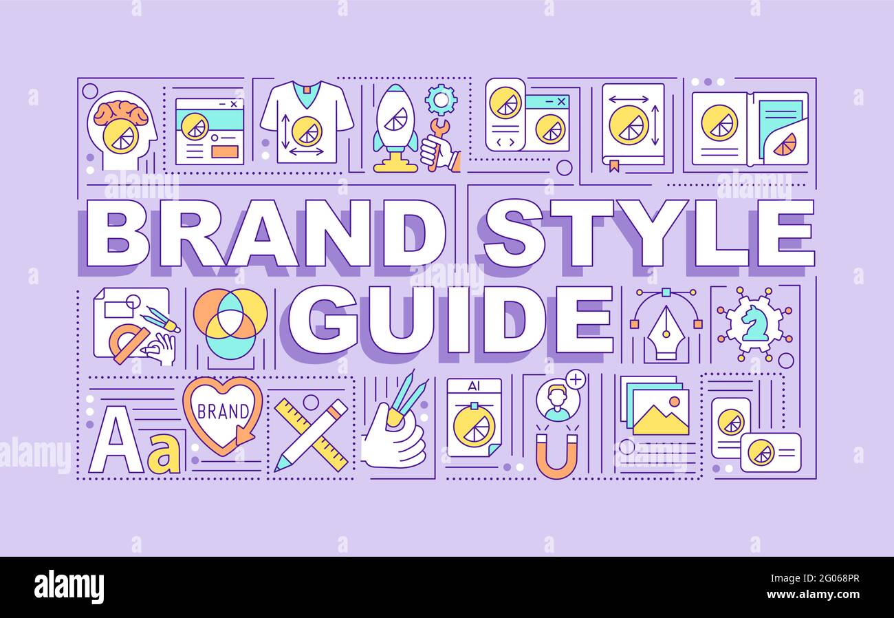 Marken styleguide Stock-Vektorgrafiken kaufen - Alamy
