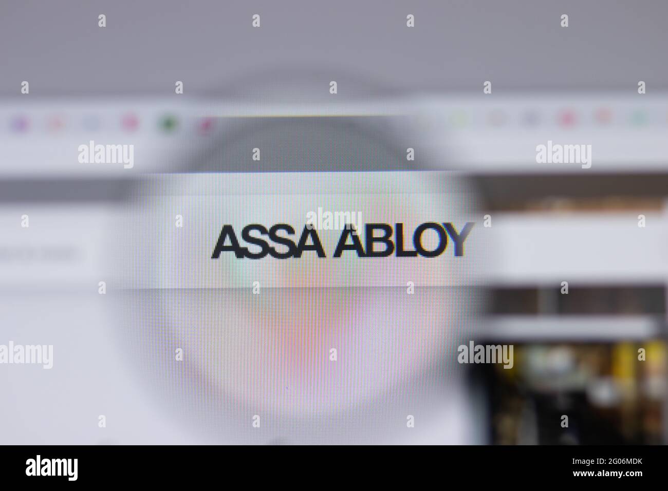 Assa Abloy Logo Stockfotos und -bilder Kaufen - Alamy