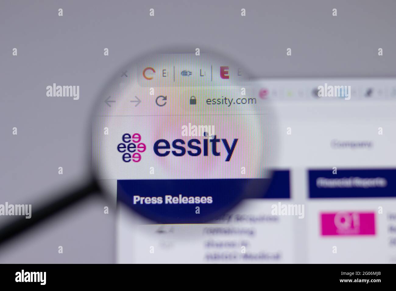 Essity logo -Fotos und -Bildmaterial in hoher Auflösung – Alamy