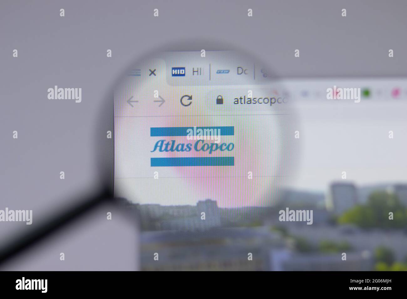 Atlas copco zeichen -Fotos und -Bildmaterial in hoher Auflösung – Alamy