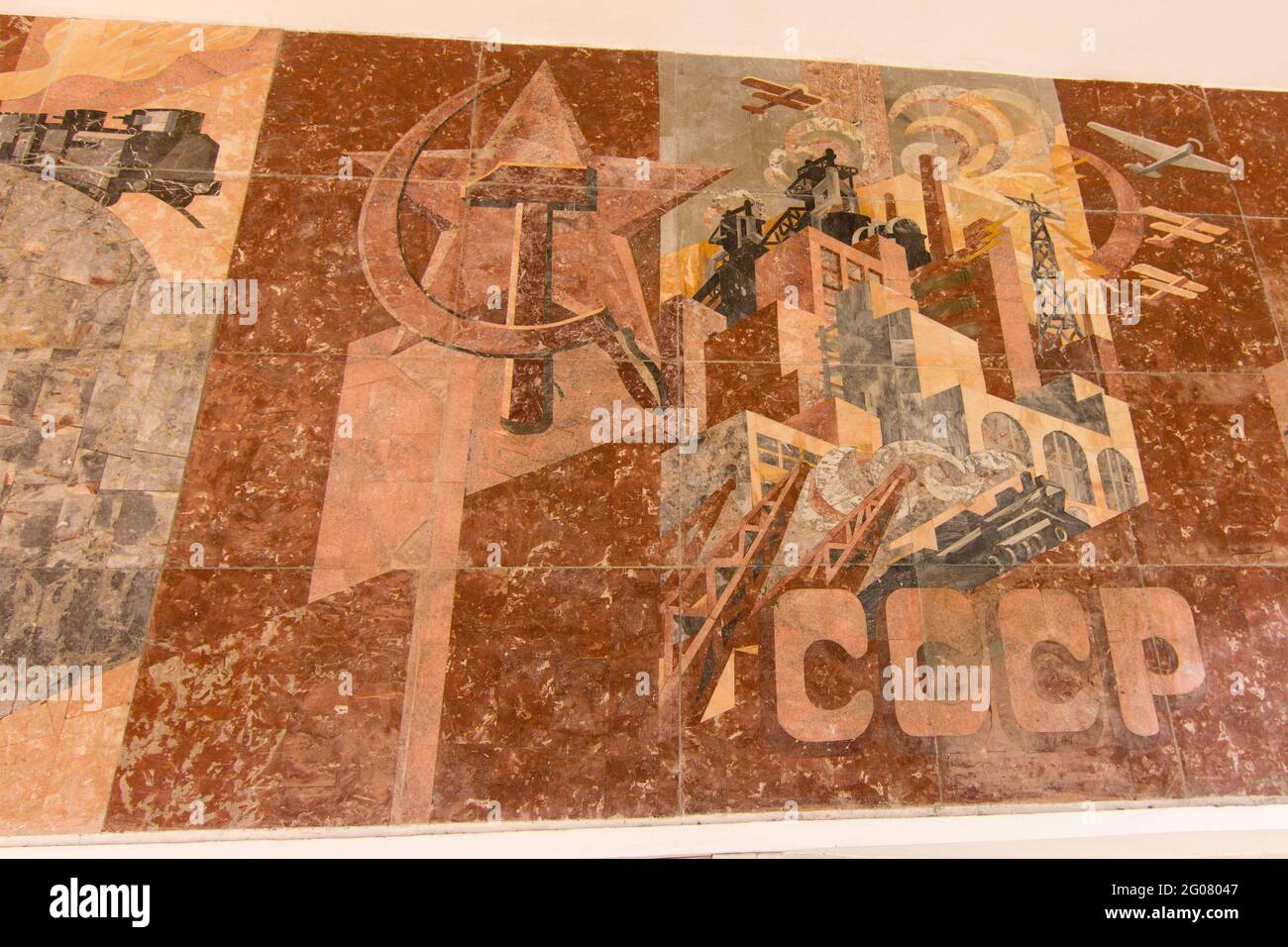 Soviet mural -Fotos und -Bildmaterial in hoher Auflösung – Alamy