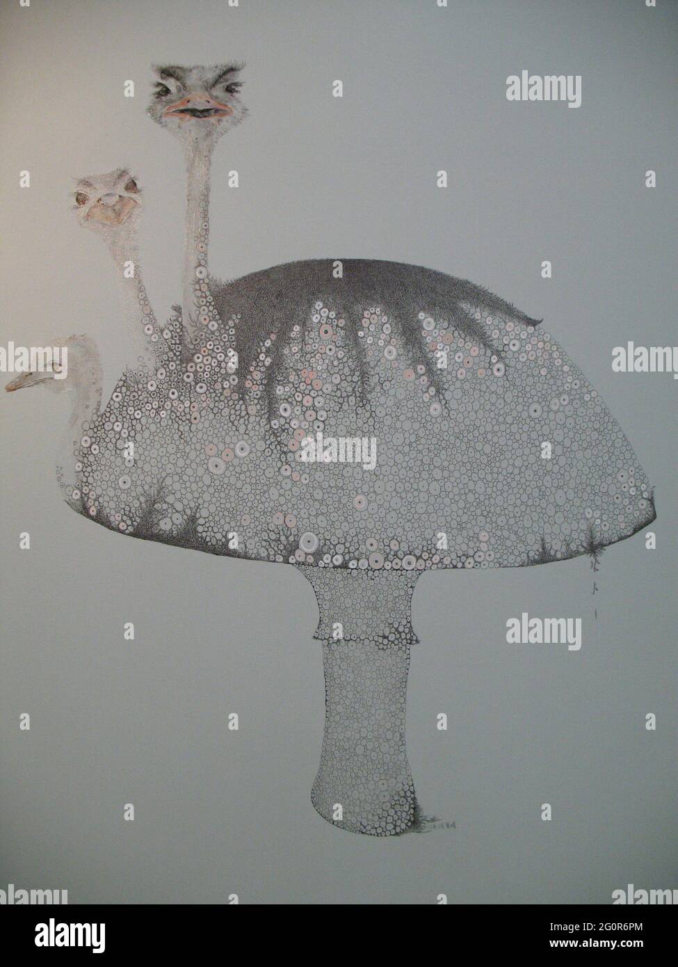 Eine ruhige Oase: Eine ruhige Landschaft, die im goldenen Sonnenlicht ...