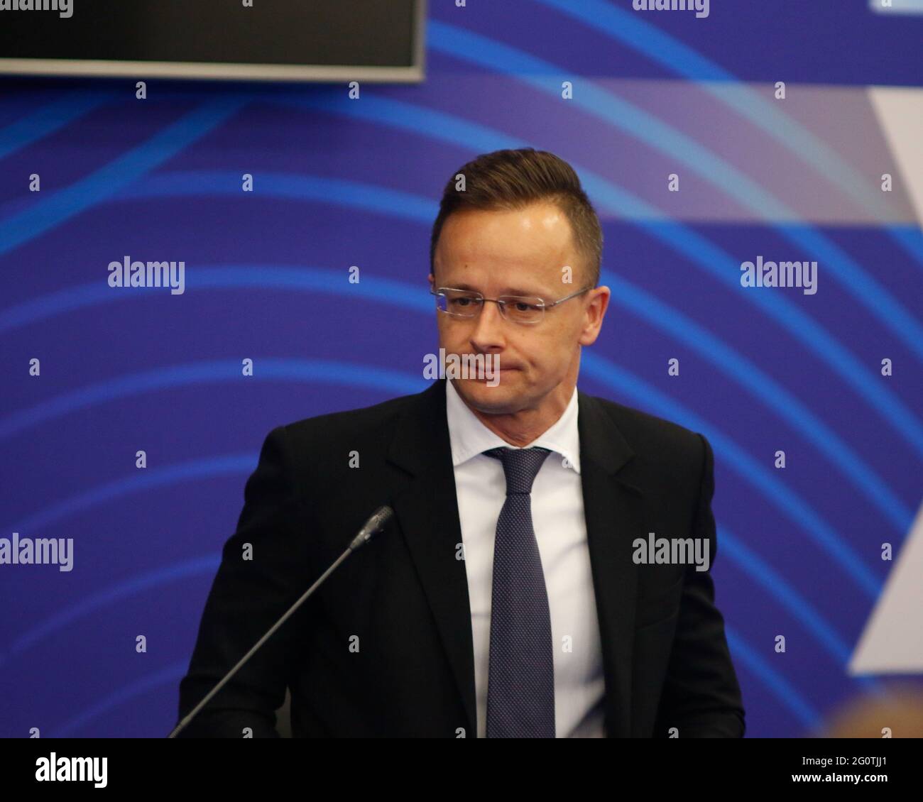 Sankt Petersburg, Russland - 3. Juni 2021: St. Petersburg International ...