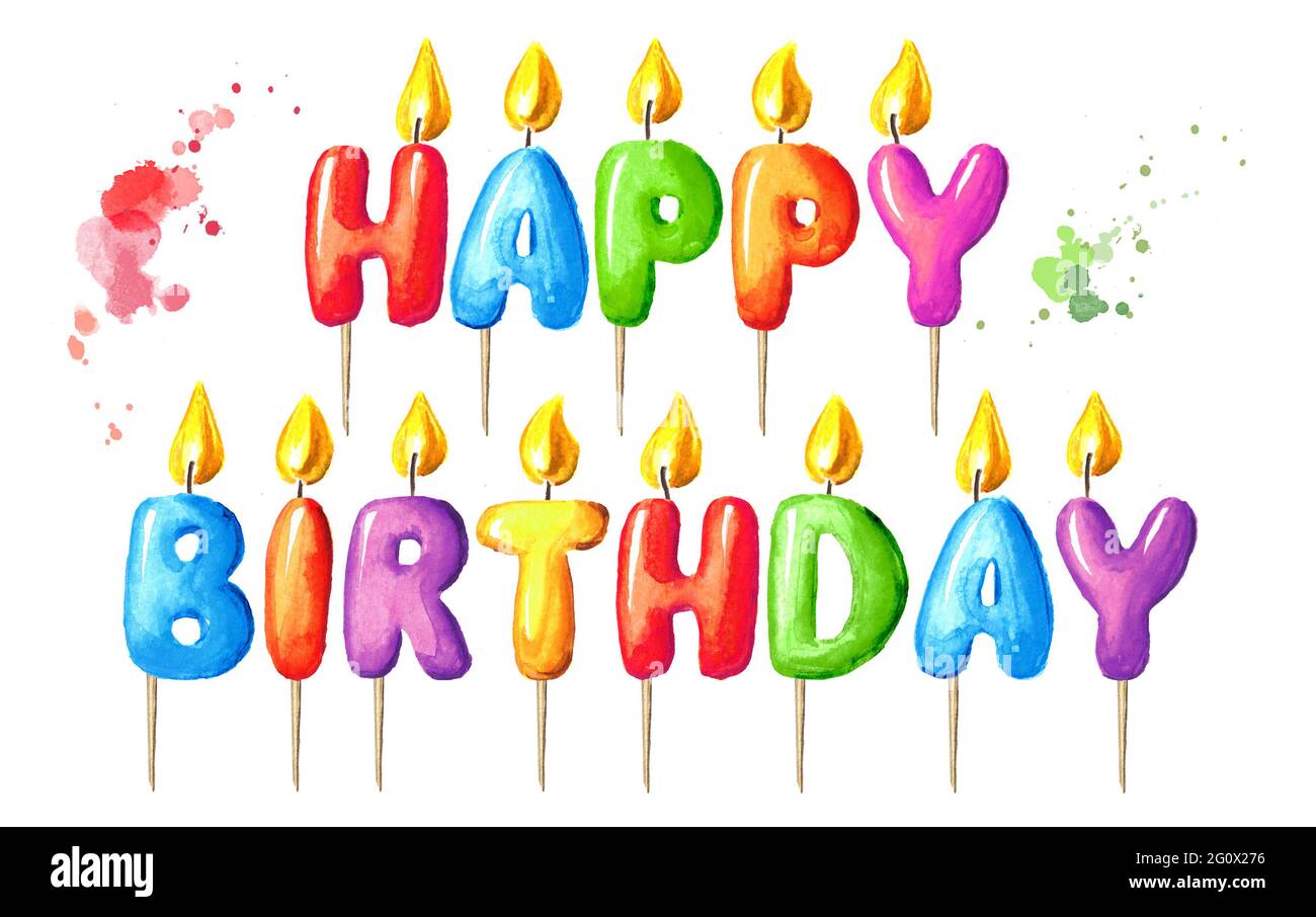 Erstaunlich Kerze Happy Birthday Bild