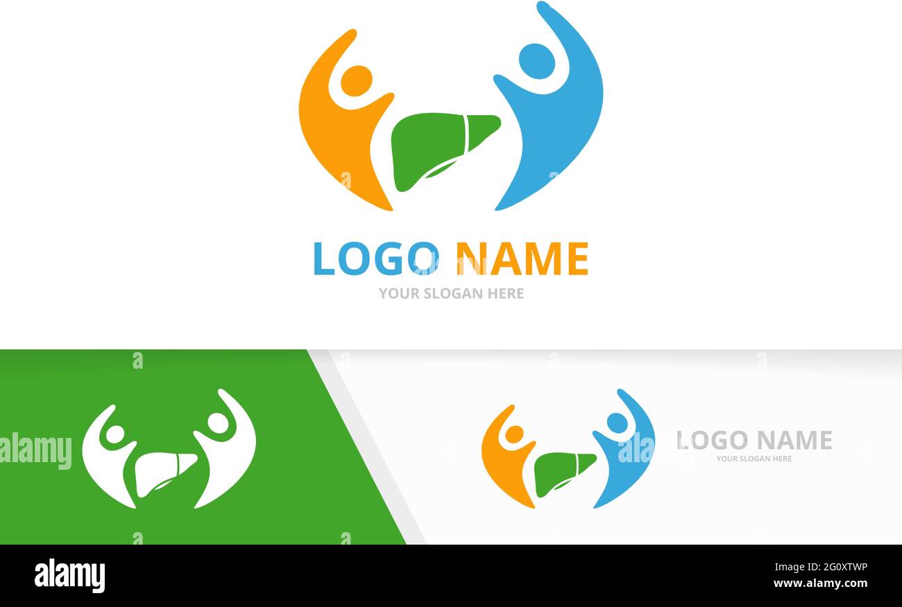 Vector Leber und Familie Logo Kombination. Vorlage für das Design von ...