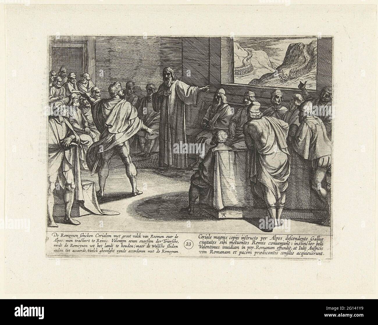 Beratung nach der Ankunft neuer römischer Truppen, 69-70; Batavianische ...