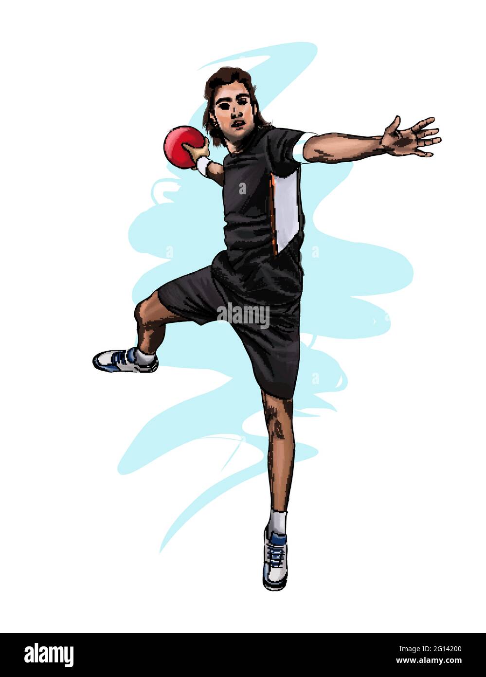 Colored handball -Fotos und -Bildmaterial in hoher Auflösung – Alamy