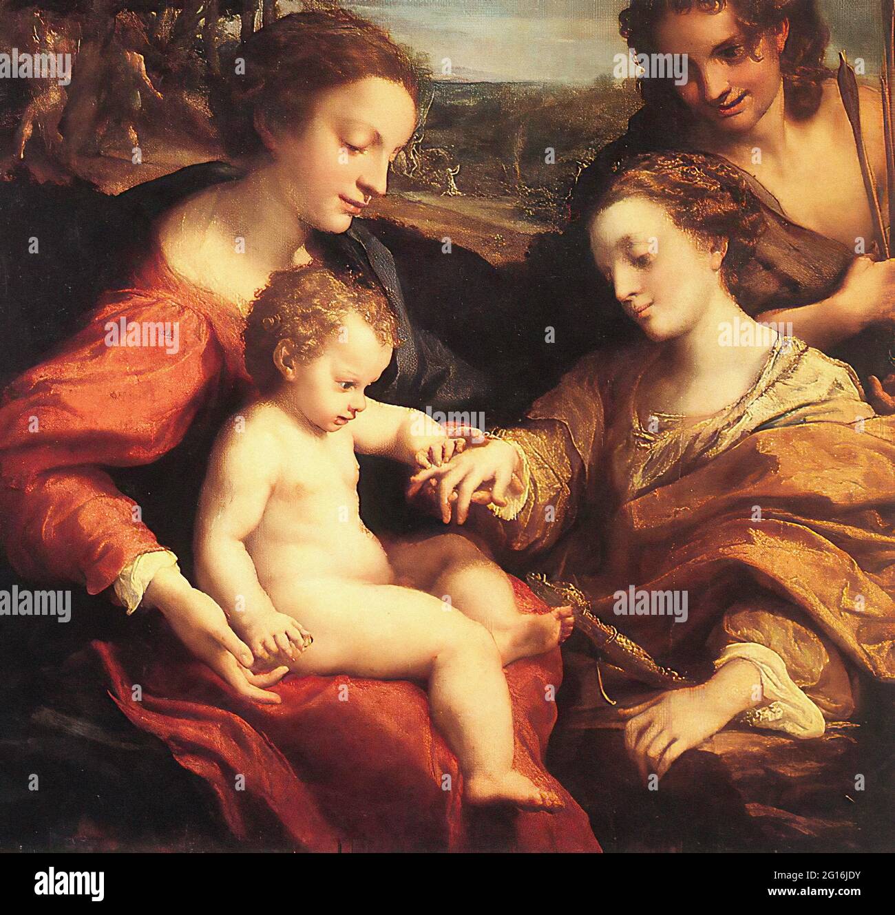 Die mystische hochzeit der heiligen katharina von alexandria -Fotos und -Bildmaterial in hoher ...