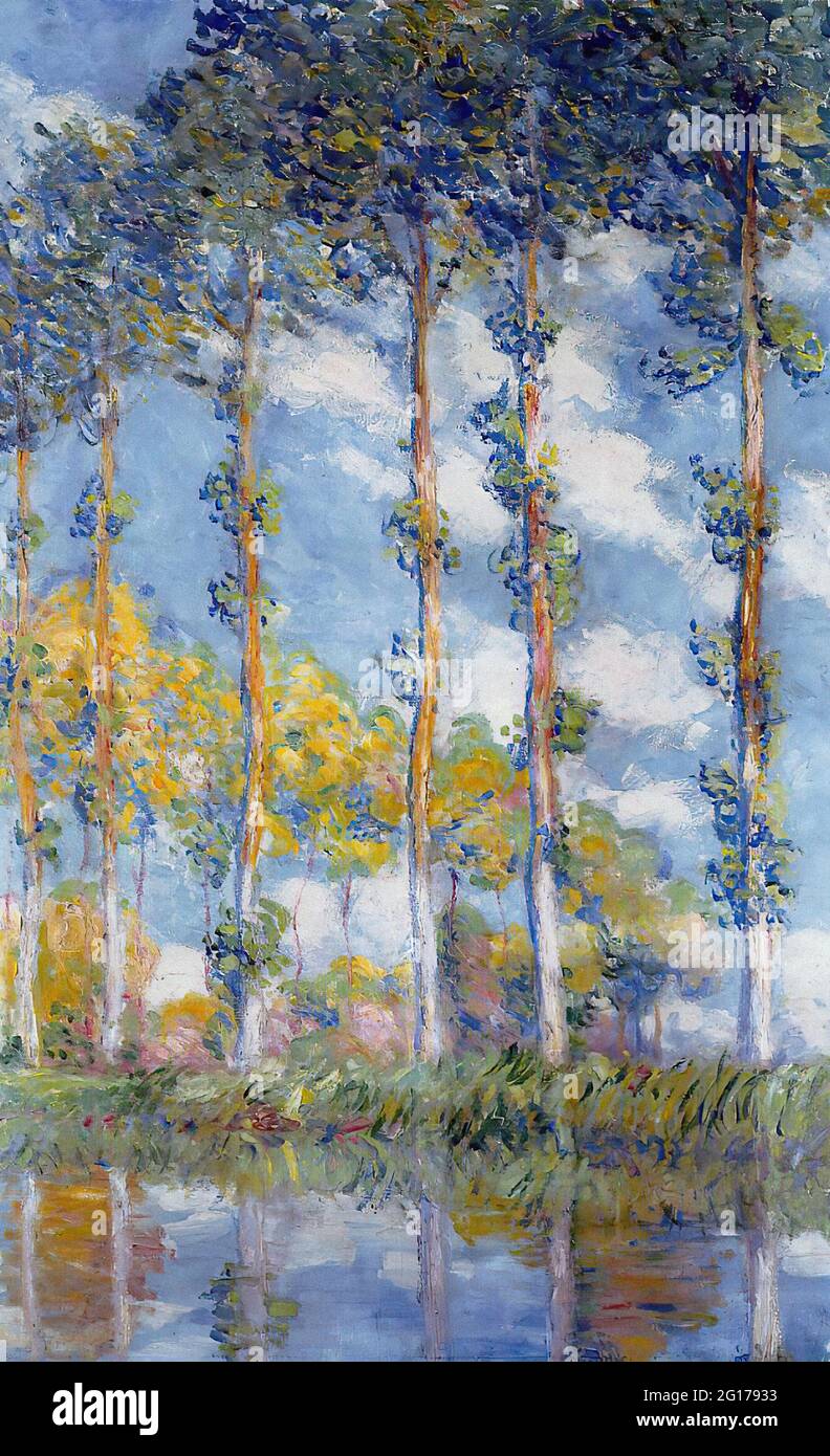 Monet Pappeln Stockfotos und -bilder Kaufen - Alamy