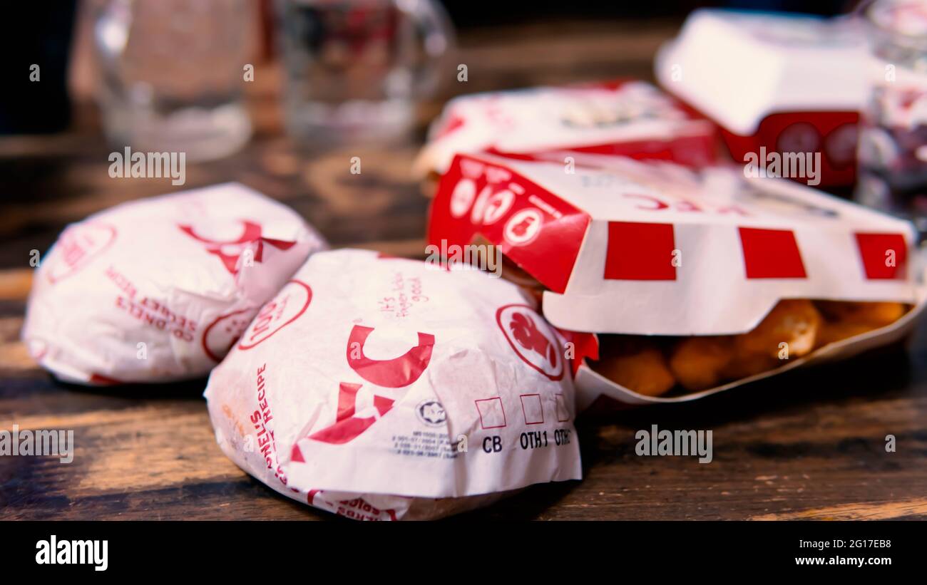 Rawang, Selangor, Malaysia, 5. Juni 2021 - Kentucky Fried Chicken (KFC ...