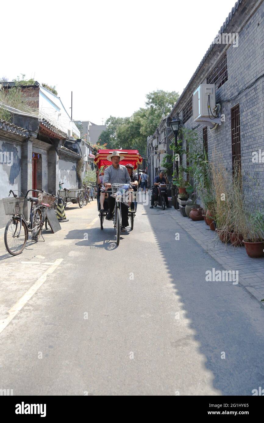 Chinesische Dreirad Rikscha Stockfotos und -bilder Kaufen - Alamy