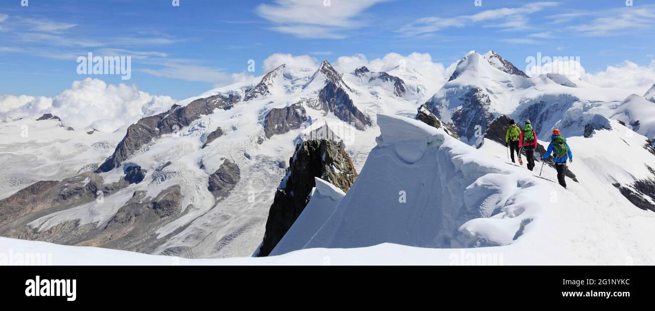 Breithorn aufstieg -Fotos und -Bildmaterial in hoher Auflösung – Alamy