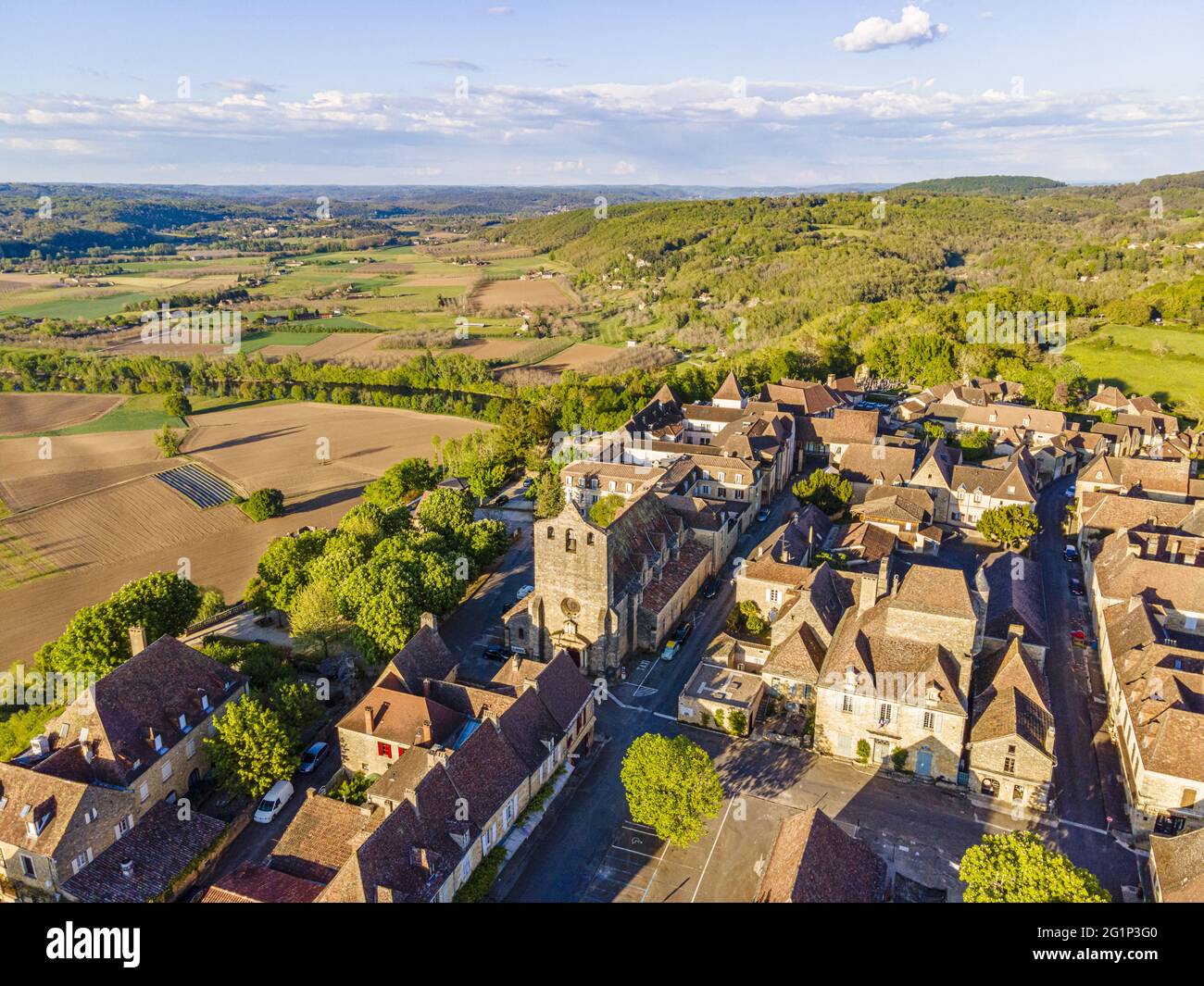 Frankreich, Dordogne, Perigord Noir, Dordogne Valley, Domme ...