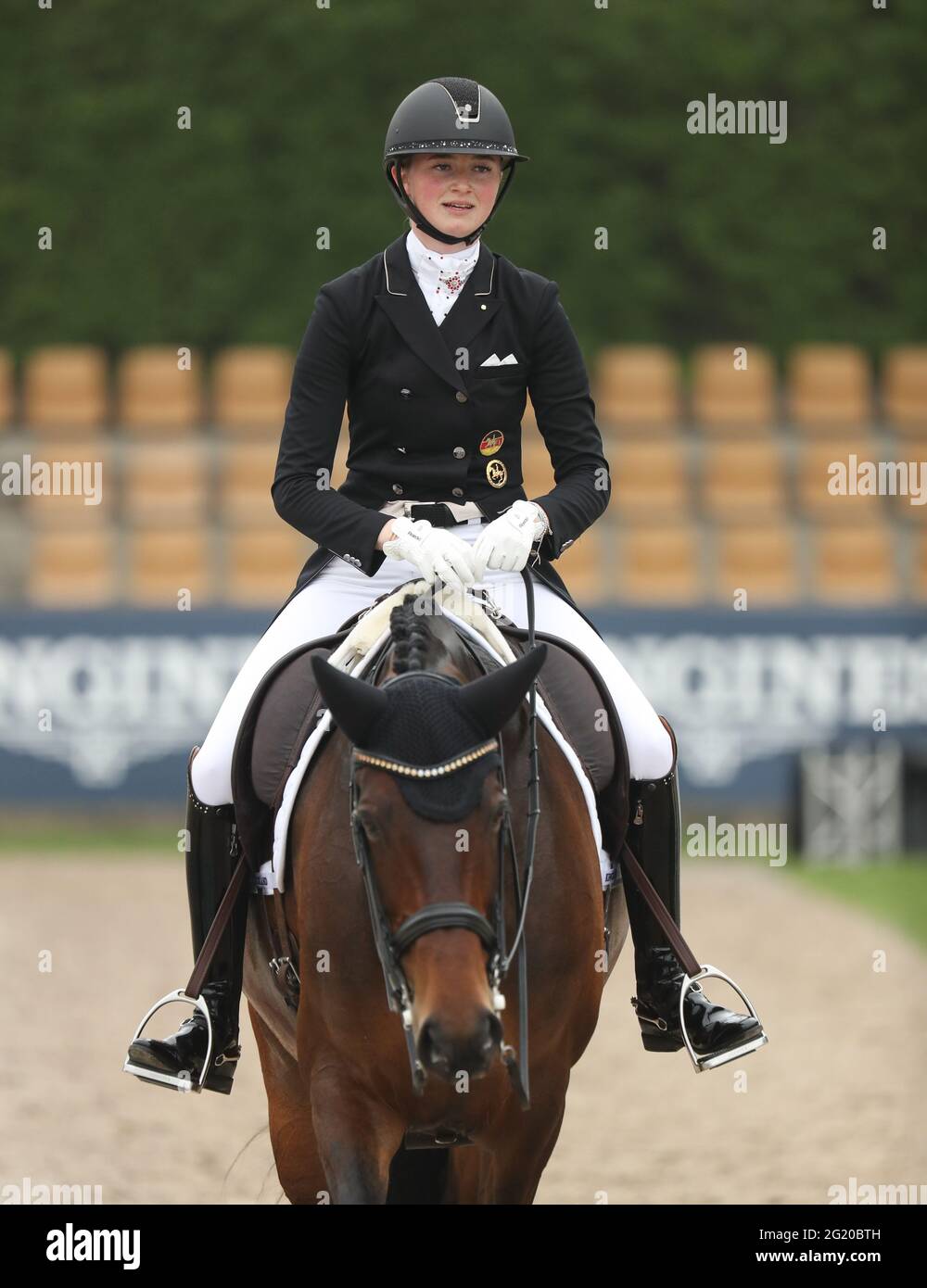 Balve, Deutschland. Juni 2021. Pferdesport: Deutsche Meisterschaften ...