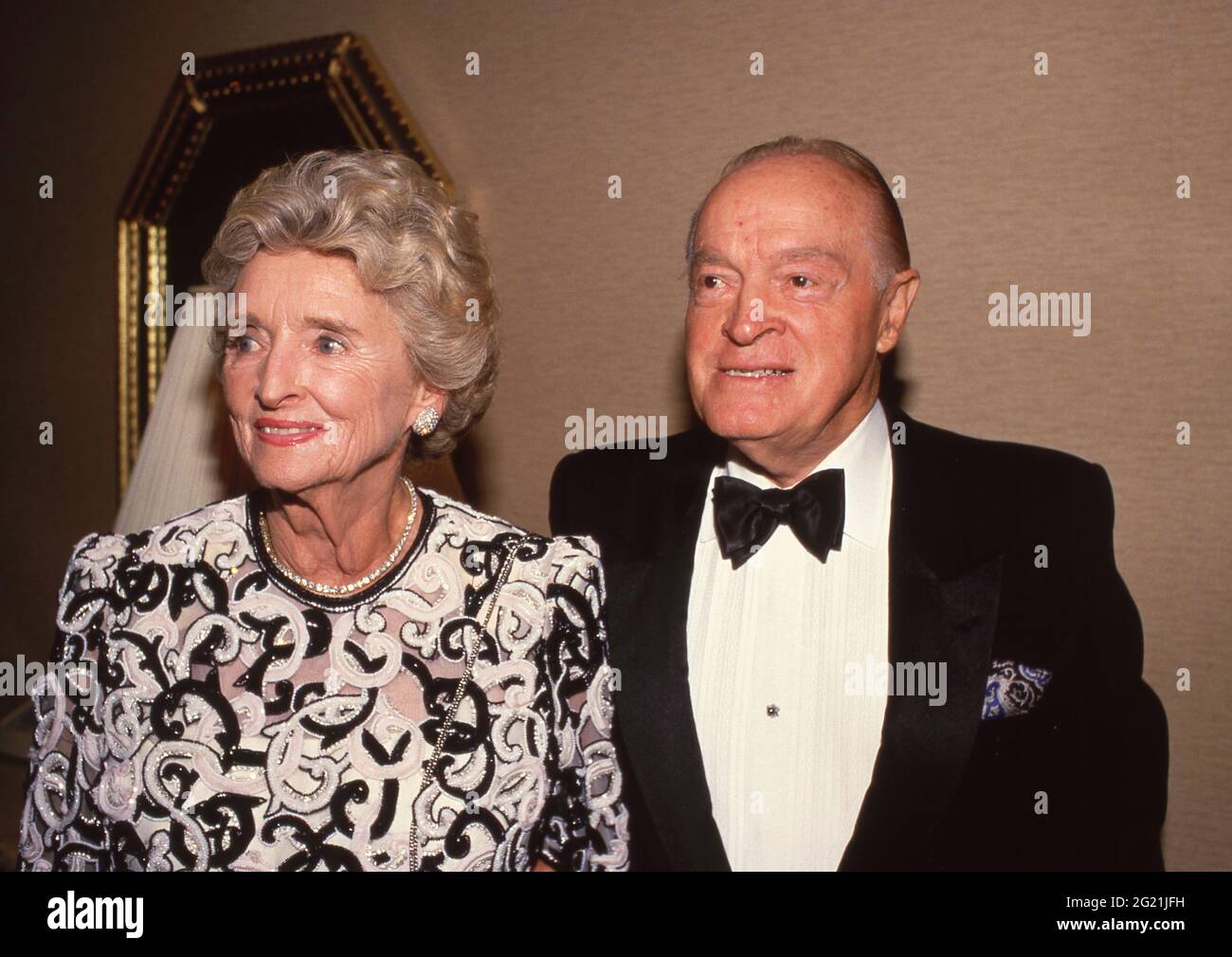 Bob Hope und Ehefrau Dolores um die 1980er Jahre Credit: Ralph ...