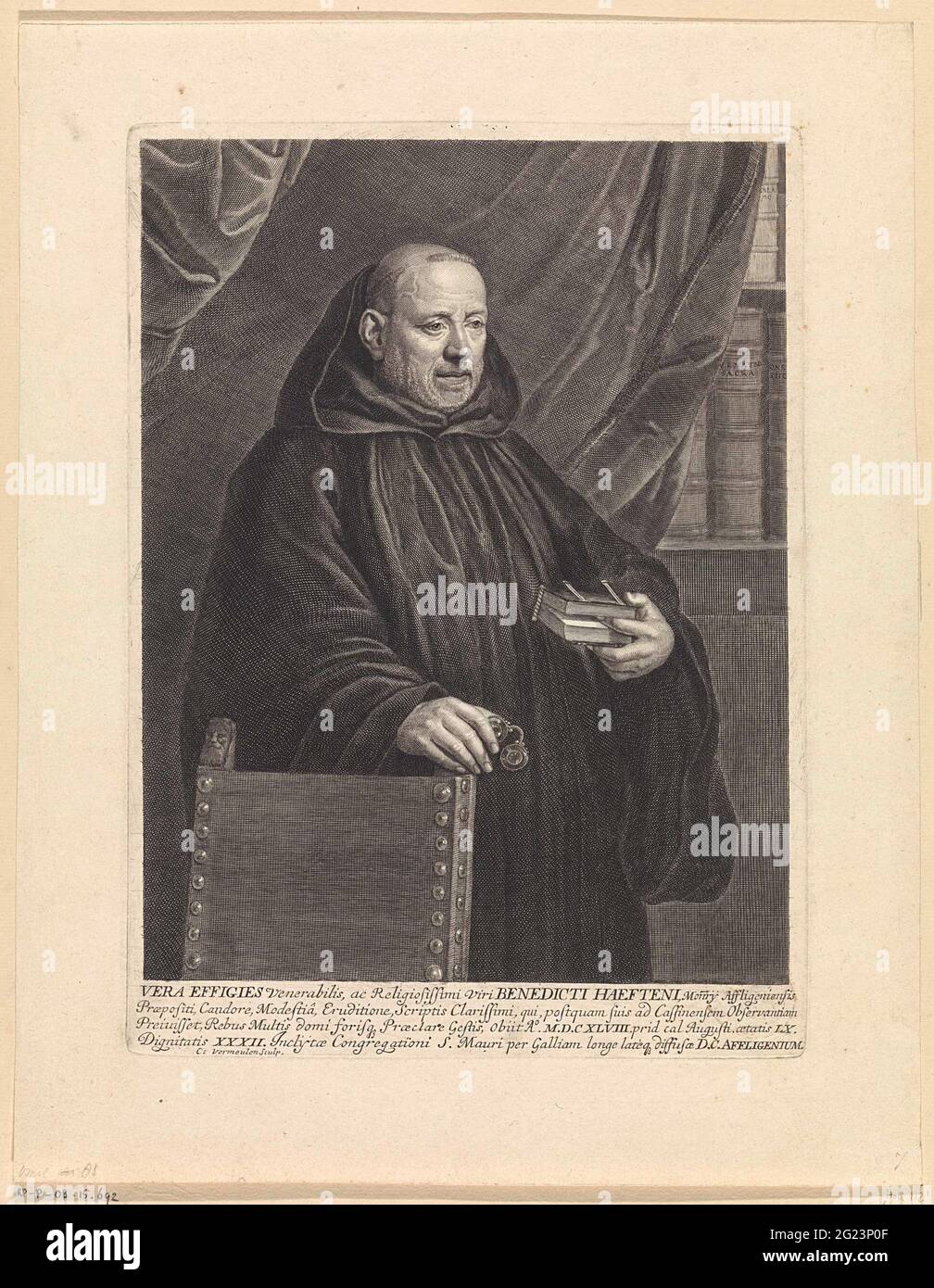 Porträt von Benedikt von Haeften. Der Benediktinermönch und ...