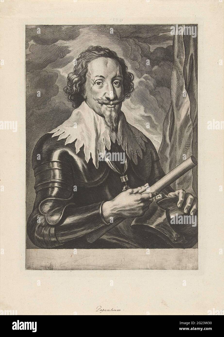 Porträt von Gottfried Heinrich, Graf von Pappenheim. Porträt von ...