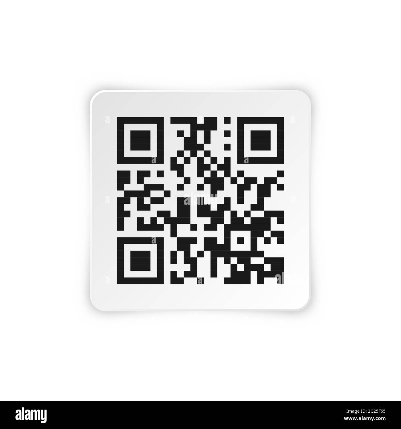 Qr code aufkleber -Fotos und -Bildmaterial in hoher Auflösung – Alamy