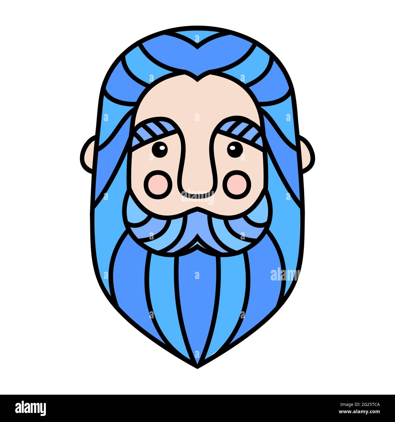 Porträt ein alter mann sehr langer bart Ausgeschnittene Stockfotos und ...