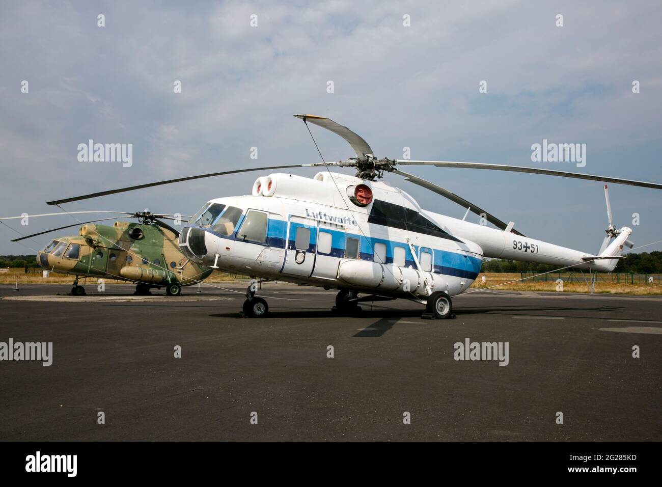 Ehemalige Mi-8 der DDR-Luftwaffe im Air Force Museum in Gatow ...