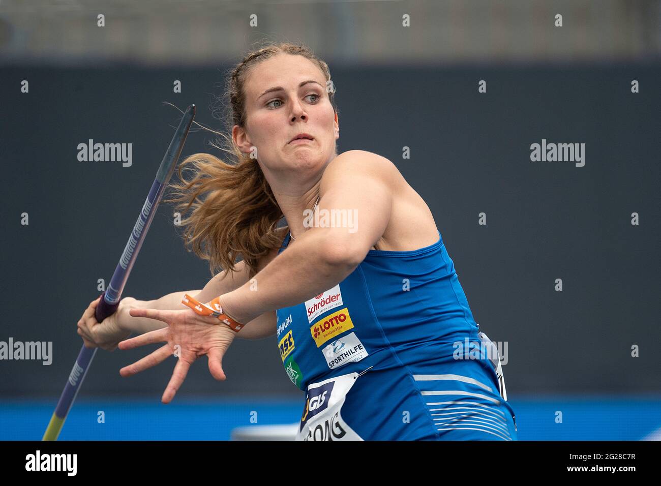 Sieger, Deutscher Meister, Speerwerfer Christin HUSSONG (LAZ ...