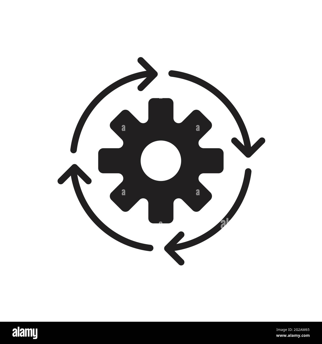 Workflow logo Stock-Vektorgrafiken kaufen - Alamy