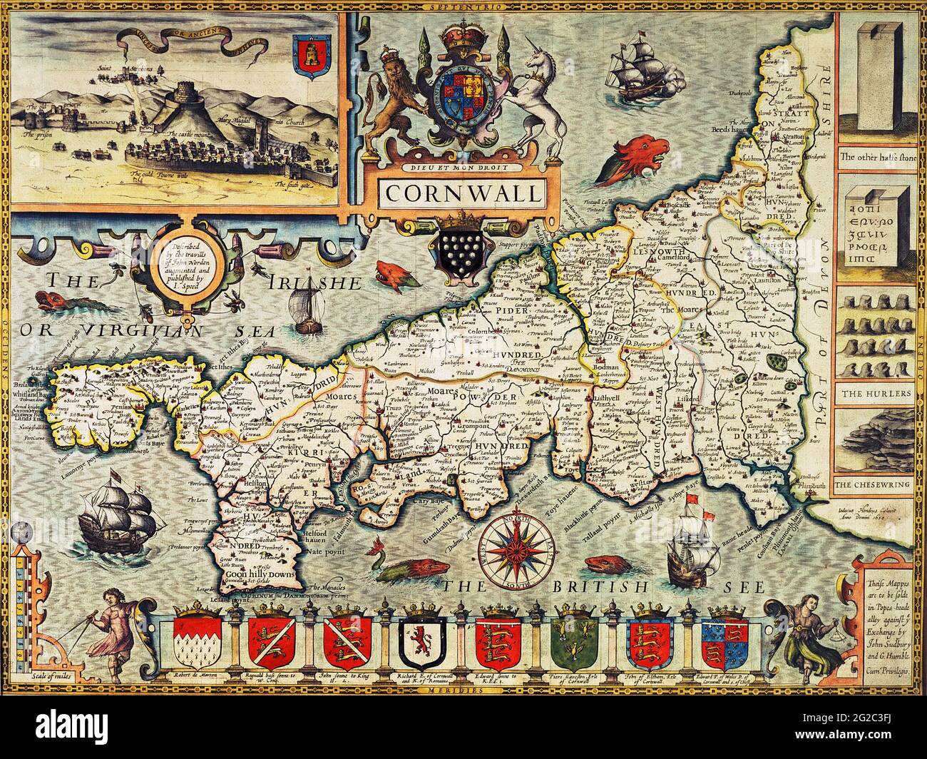 Cornwall-Karte, Cornwall-Karte, Cornwall-Druck, Cornwall-Poster ...