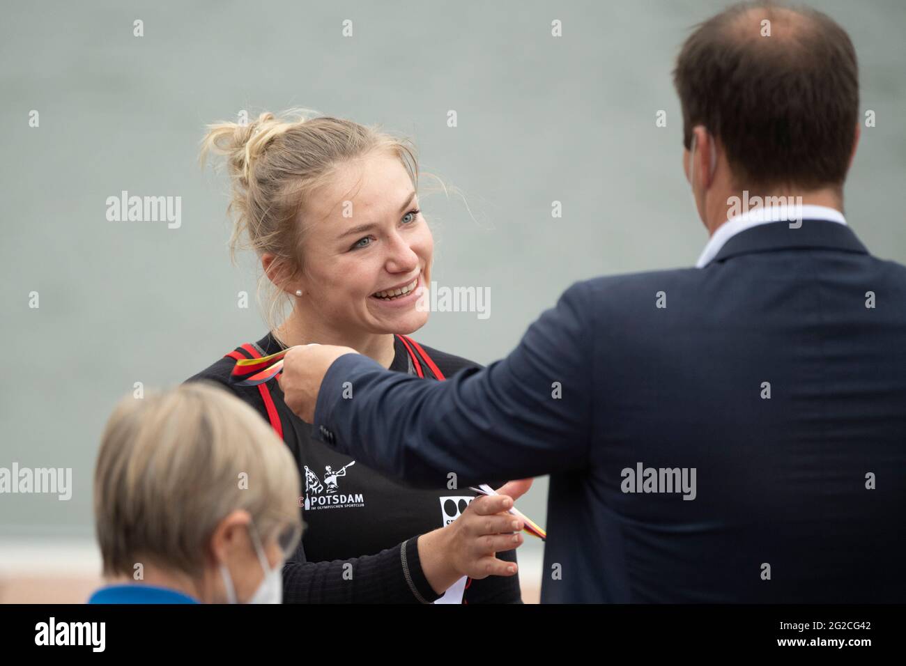Duisburg, Deutschland. Juni 2021. Annika LOSKE (KC Potsdam) Kanu C1 der ...