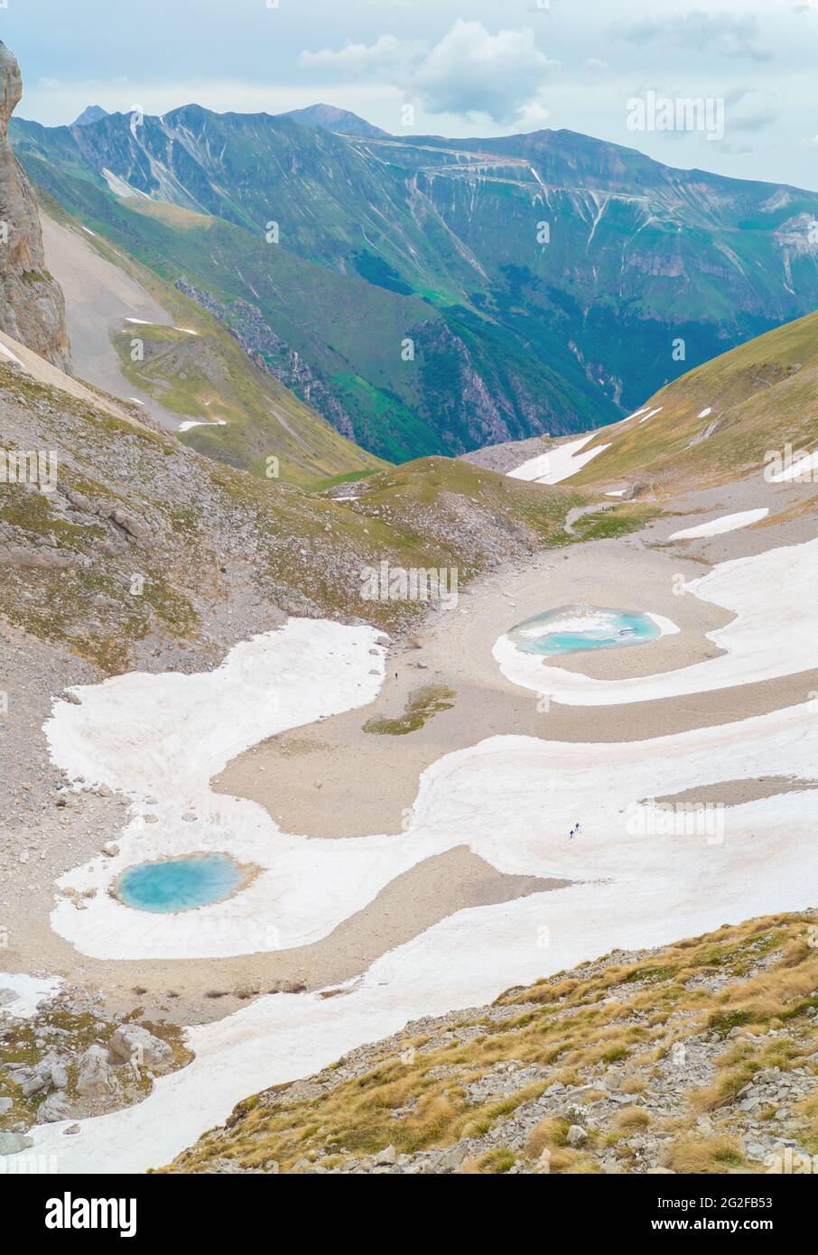 Monte Redentore und Pilato See (Italien) - der Landschaftgipfel des ...