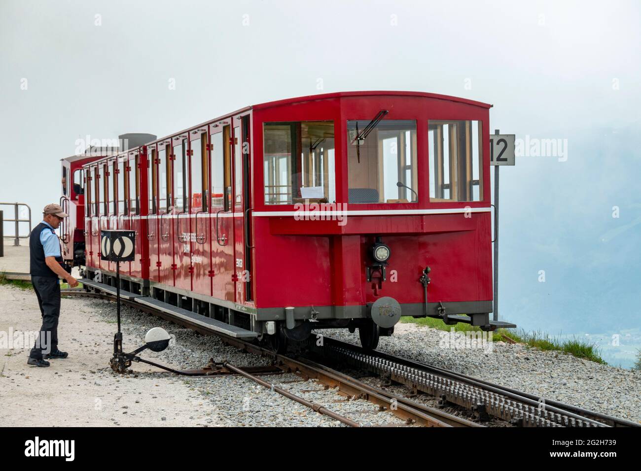Schafbergbahn, Wolfgangsee, Schafberg, Salzburger Land, Österreich ...