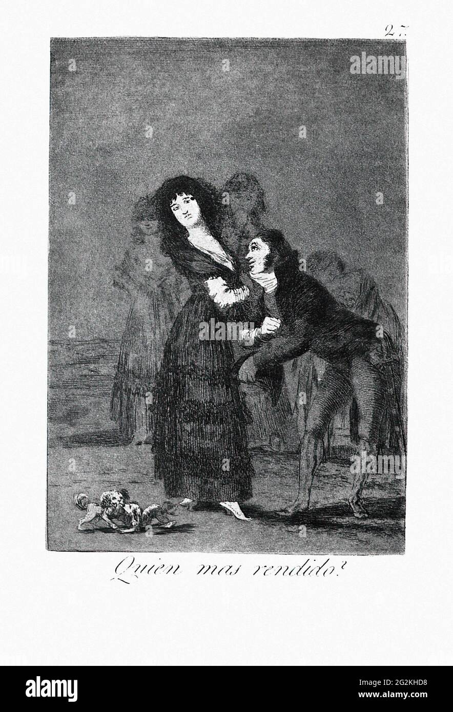 Der maler francisco de goya kunst Ausgeschnittene Stockfotos und ...