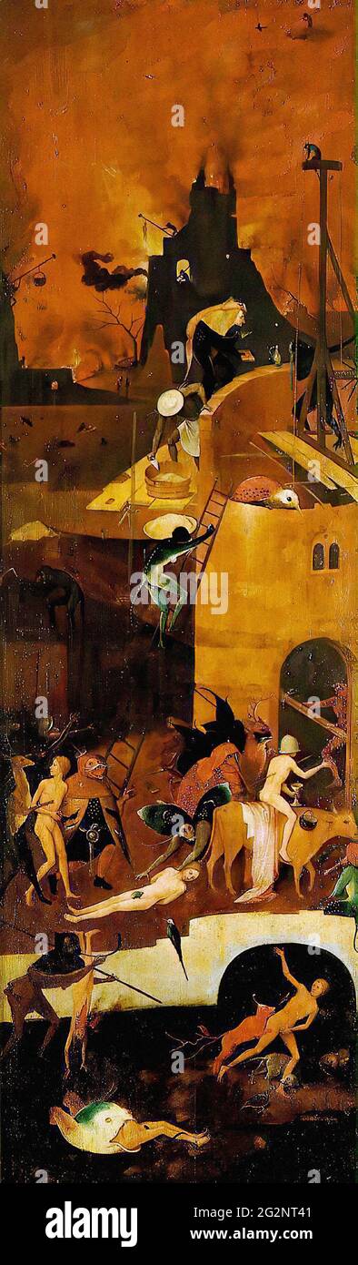 Malerei Hieronymus Bosch Der Heuwagen Stockfotos und -bilder Kaufen - Alamy