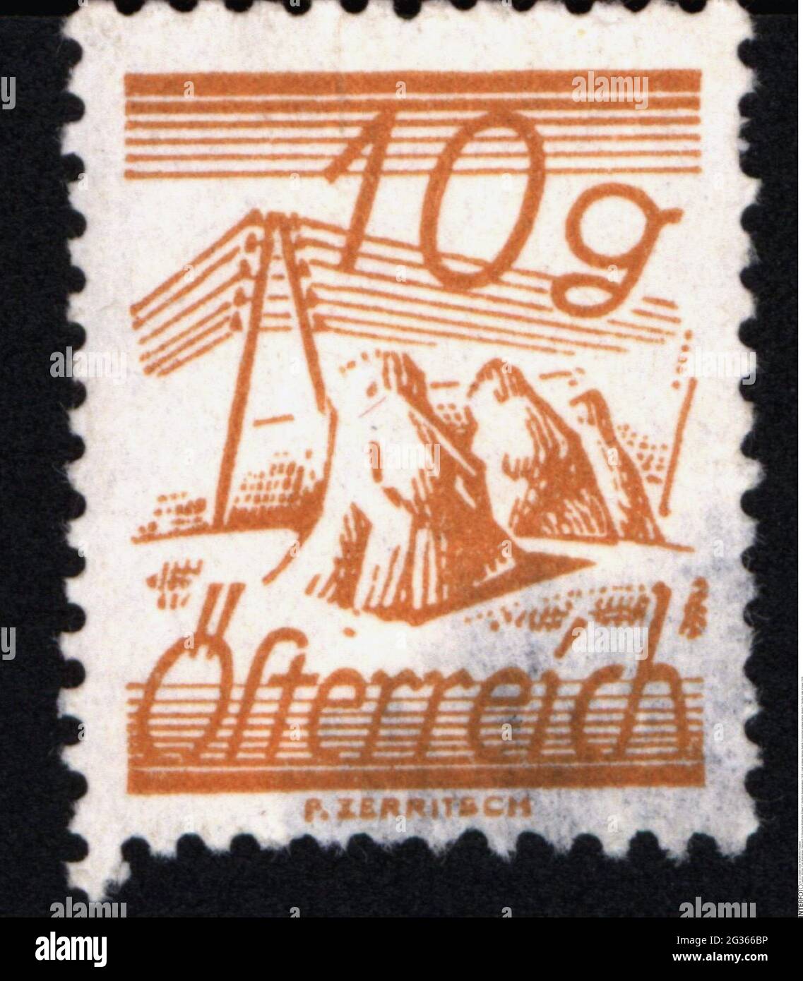 Austria Postage Stamp Stockfotos und -bilder Kaufen - Alamy