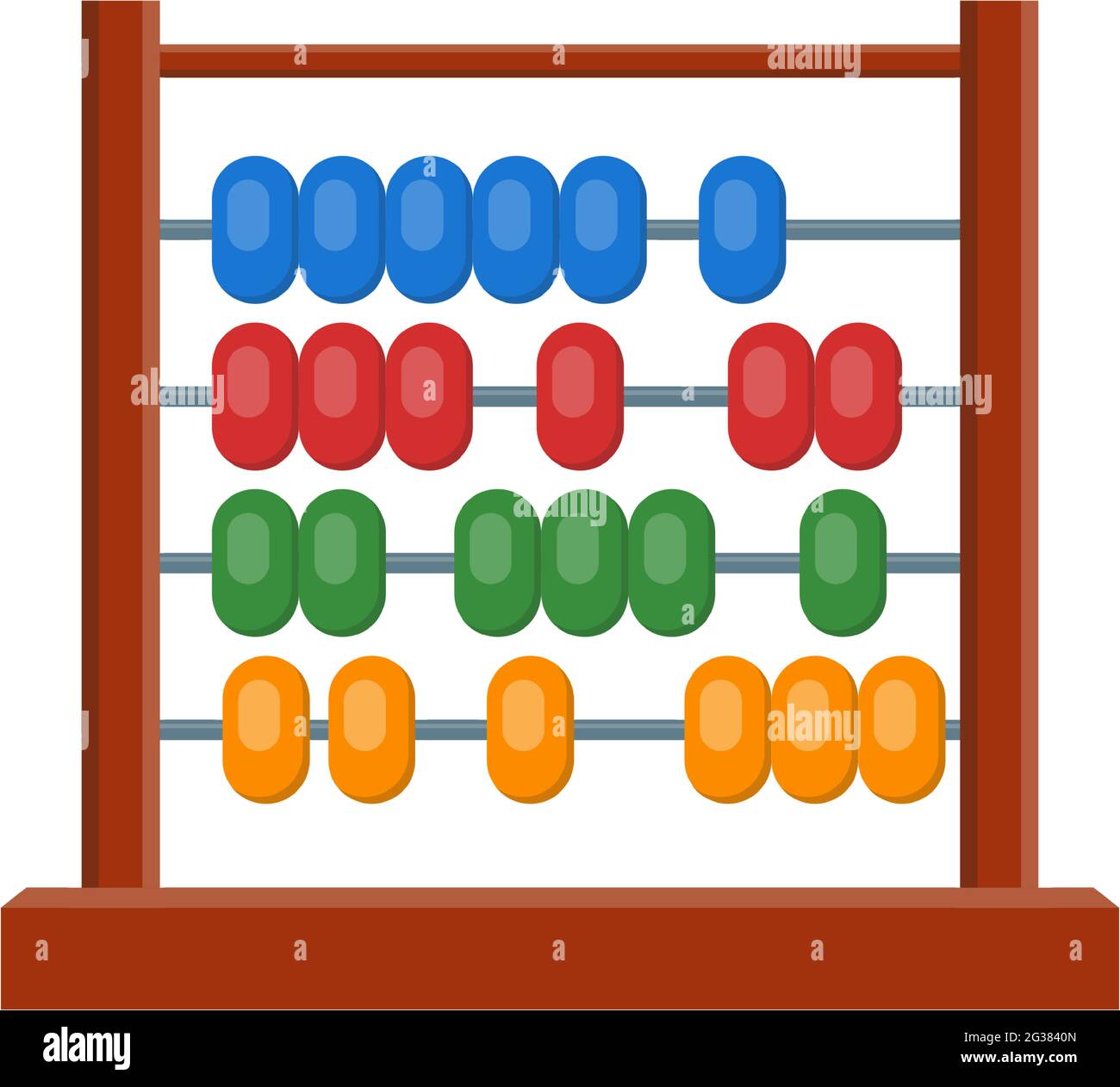 Cartoon calculator math school Stock-Vektorgrafiken kaufen - Alamy