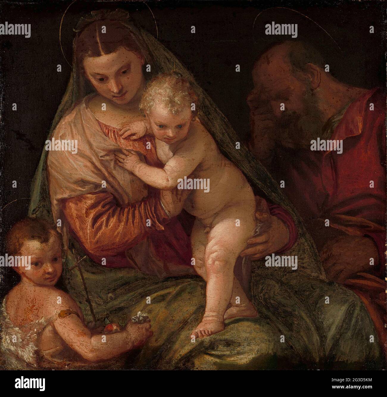 Heilige Familie Mit Dem Jungen Heiligen Johannes. Die Heilige Familie mit dem kleinen Johannes ...