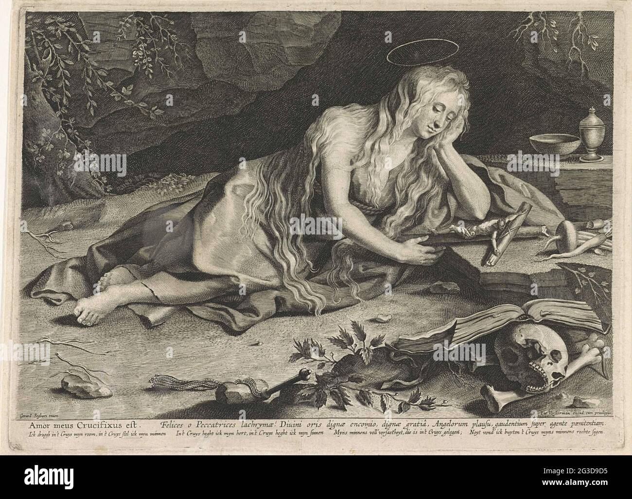 Saint mary magdalene with a crucifix -Fotos und -Bildmaterial in hoher Auflösung – Alamy