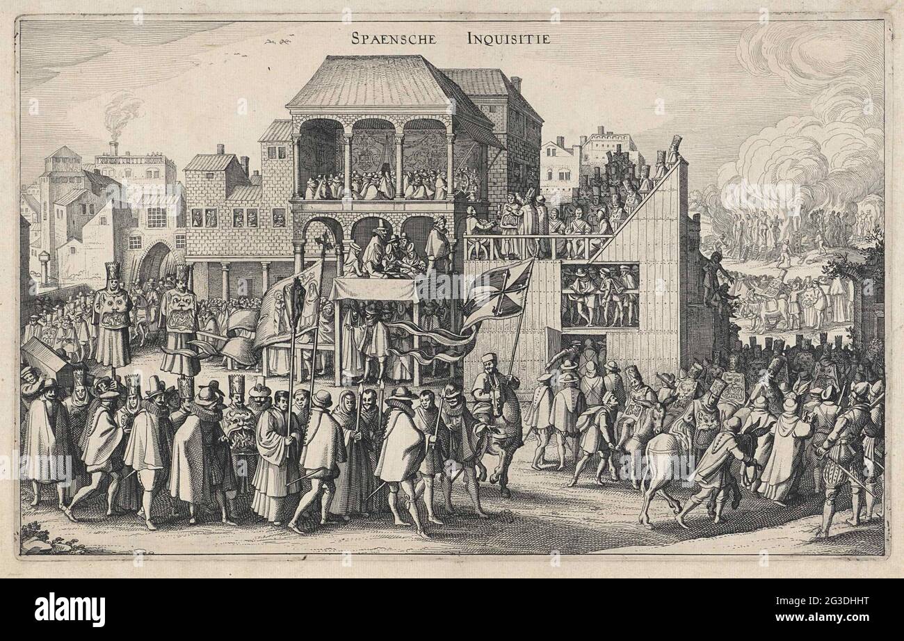 Ein auto da fe der spanischen inquisition -Fotos und -Bildmaterial in ...