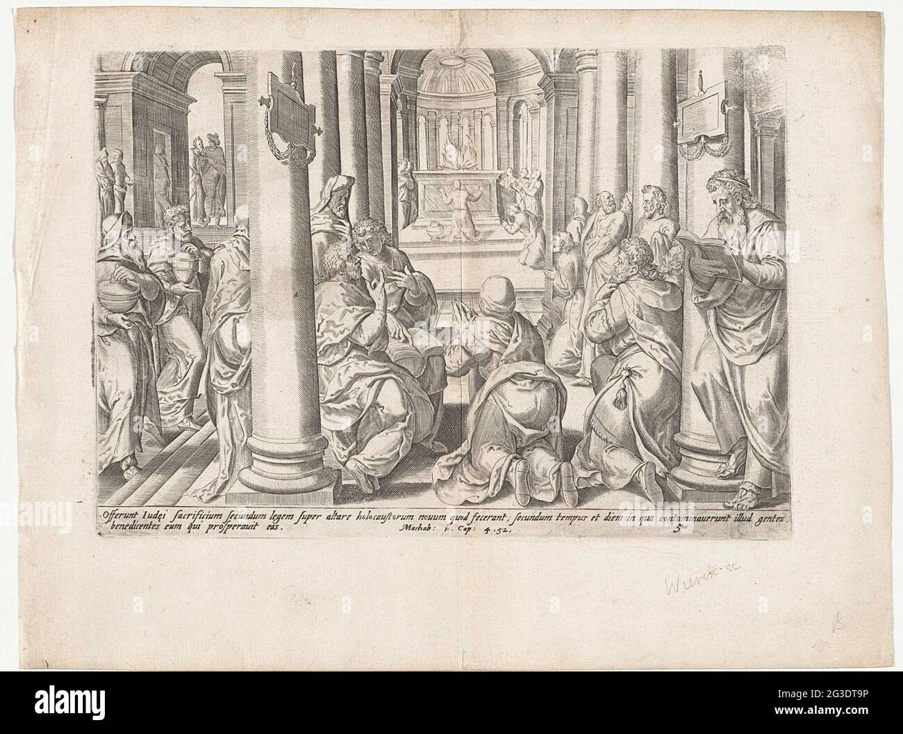 Neuer Altar initiiert; Geschichte der Makkabäer; Theatrum Biblicum ...