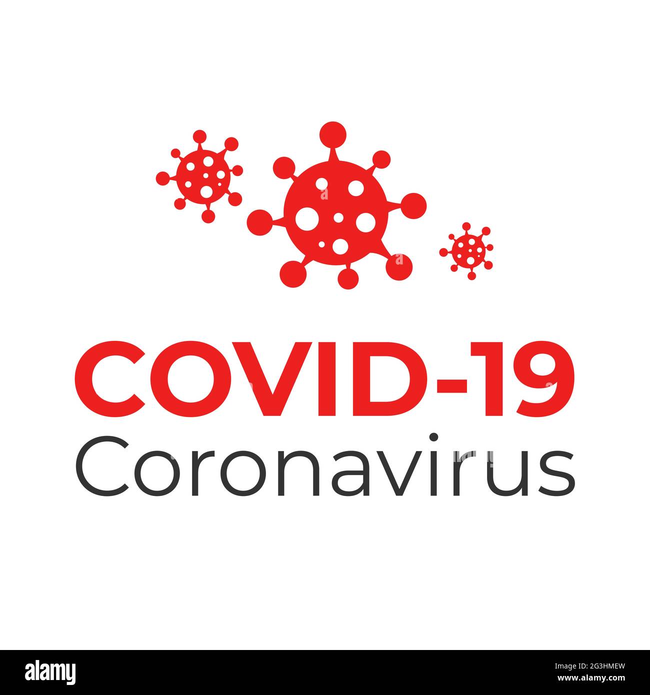 Covid 19 logo Stock-Vektorgrafiken kaufen - Alamy