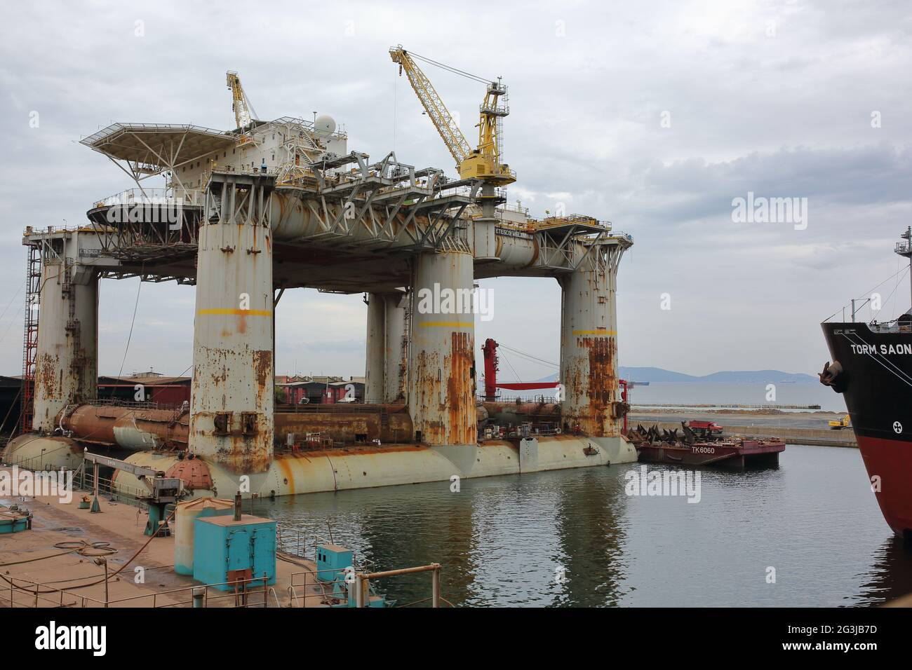 Bohrinsel und plattform -Fotos und -Bildmaterial in hoher Auflösung – Alamy