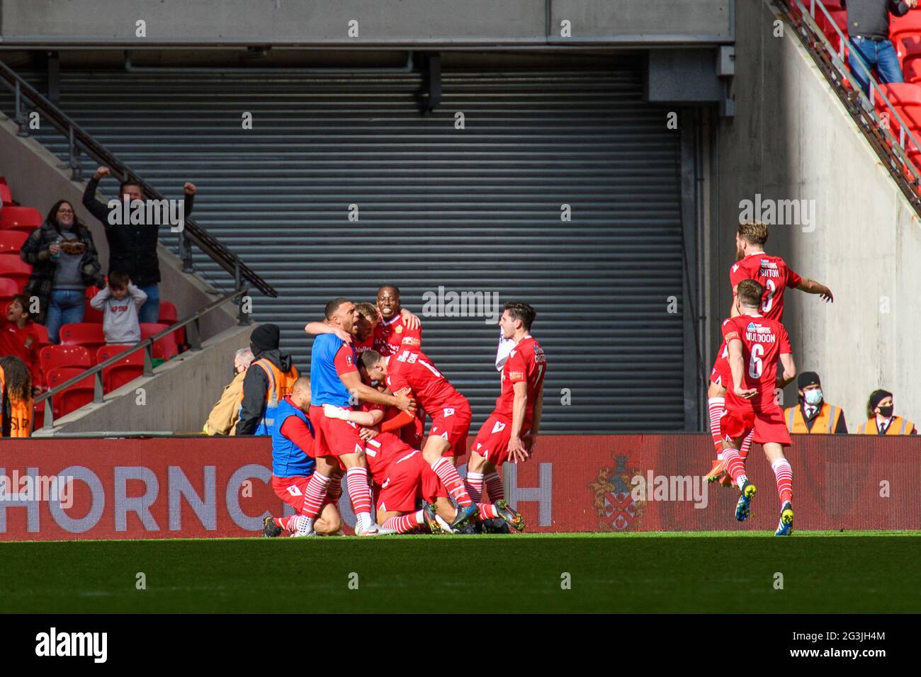 London, England 22. Mai 2021. Das Buildbase FA Trophy Finale zwischen ...