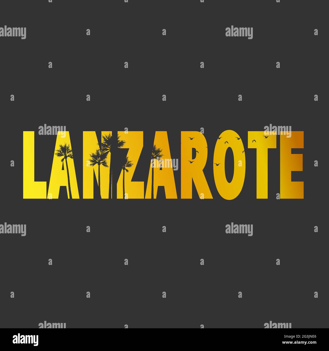 Lanzarote logo Stock-Vektorgrafiken kaufen - Alamy