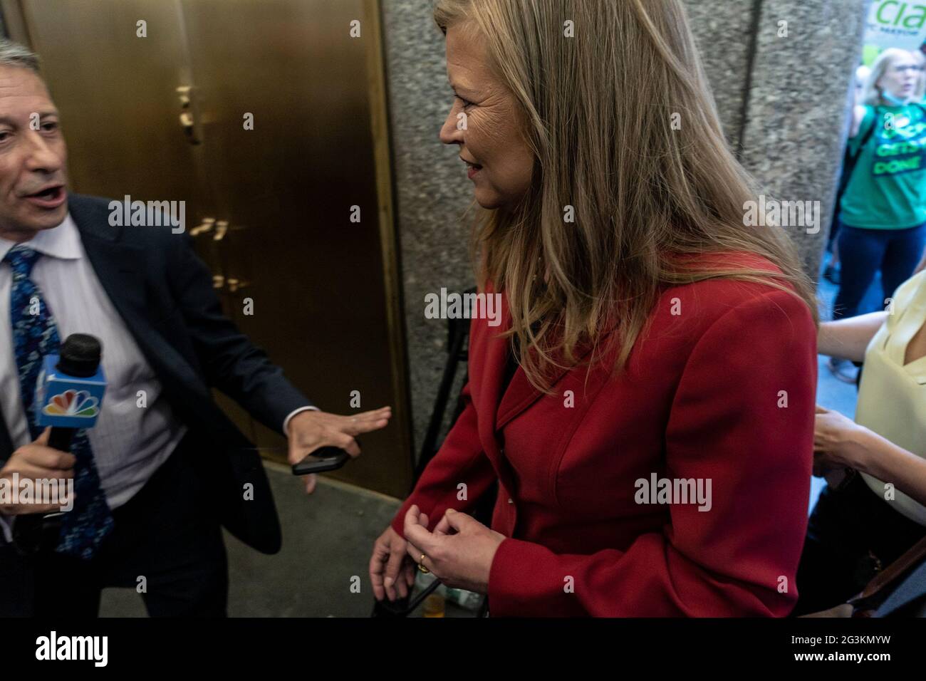 New York, Usa. Juni 2021. Die bürgermeisterliche Kandidatin Kathryn ...