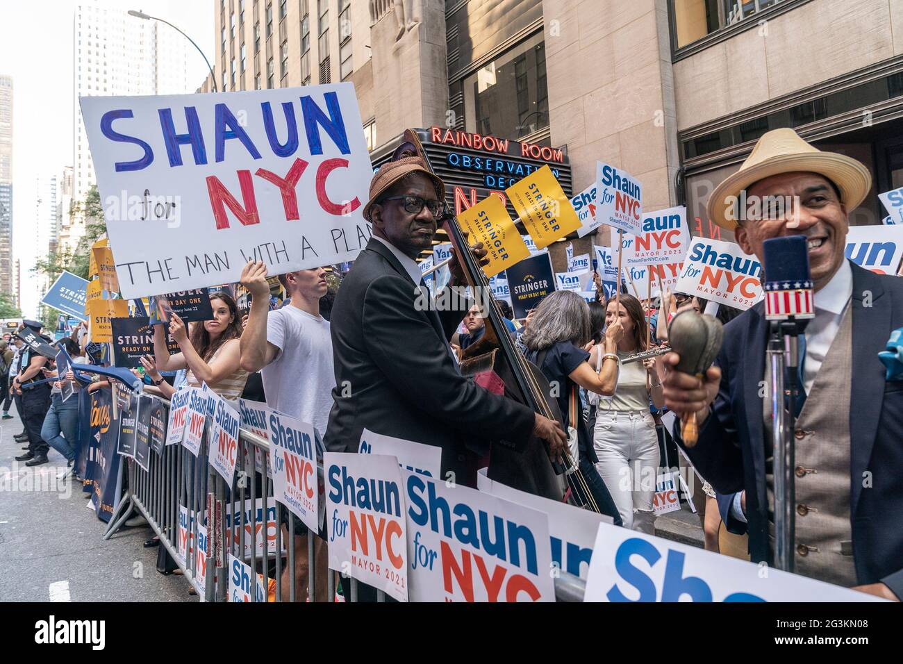 New York, Usa. Juni 2021. Bevor bürgermeisterliche Kandidaten in den ...
